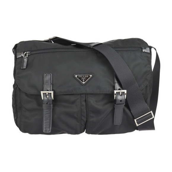 Prada | Bags | Prada Nylon Shoulder Bag Black | Poshmark